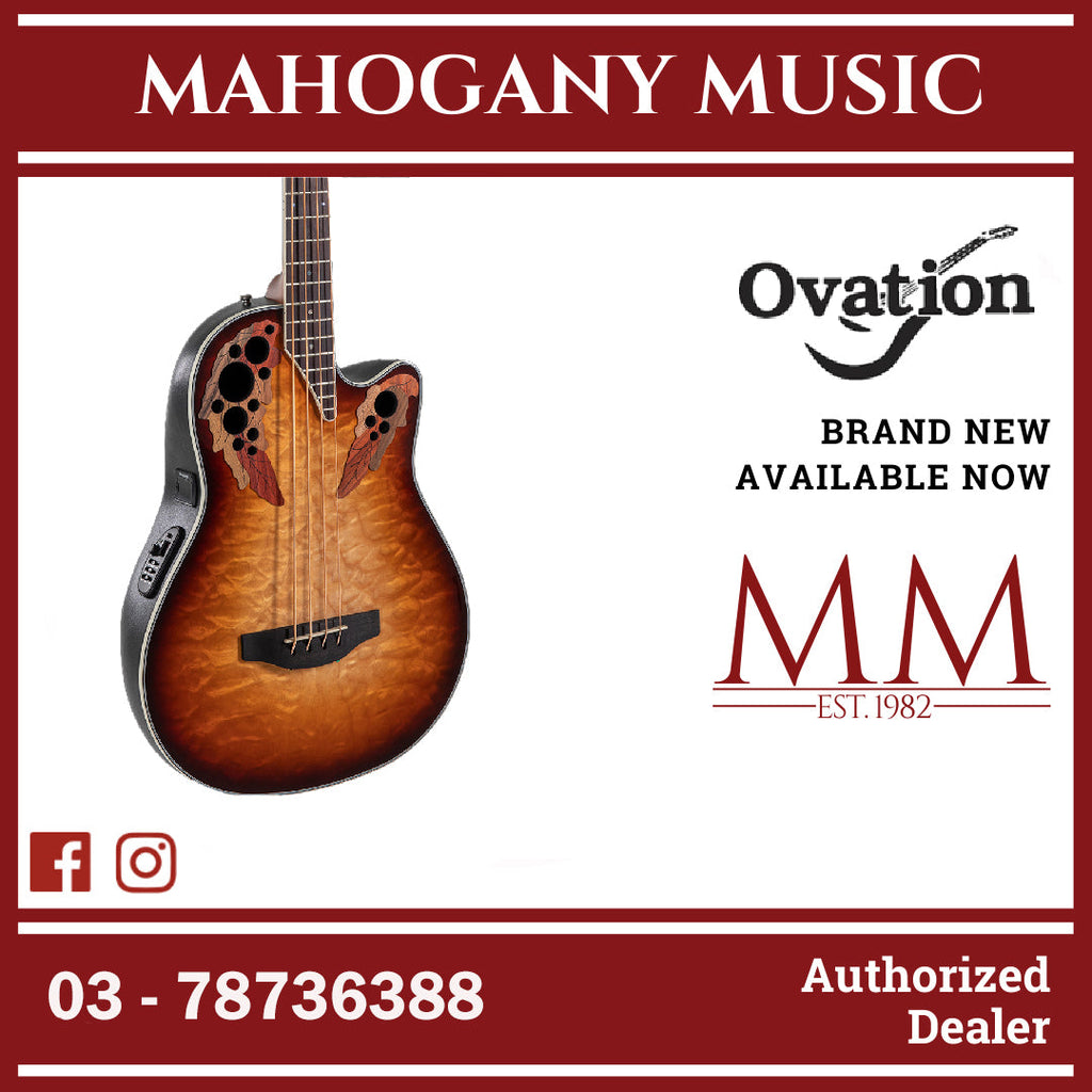 Ovation CEB44X-7C-G E-Acoustic Bass Celebrity E-Acoustic bass 4-string ...
