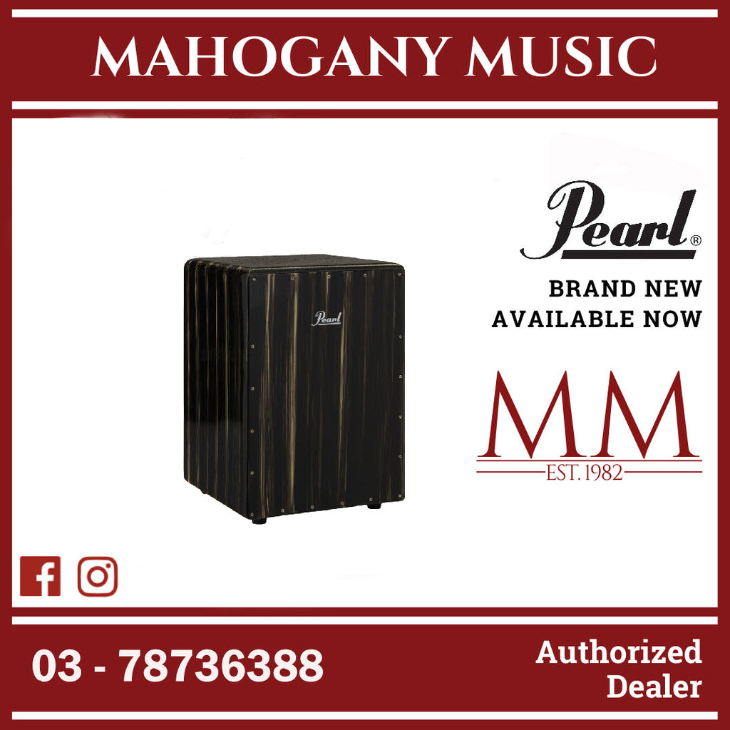Pearl PCJ633BB-635 Boom Box Cajon, Artisan Zebra Wood – Mahogany Music