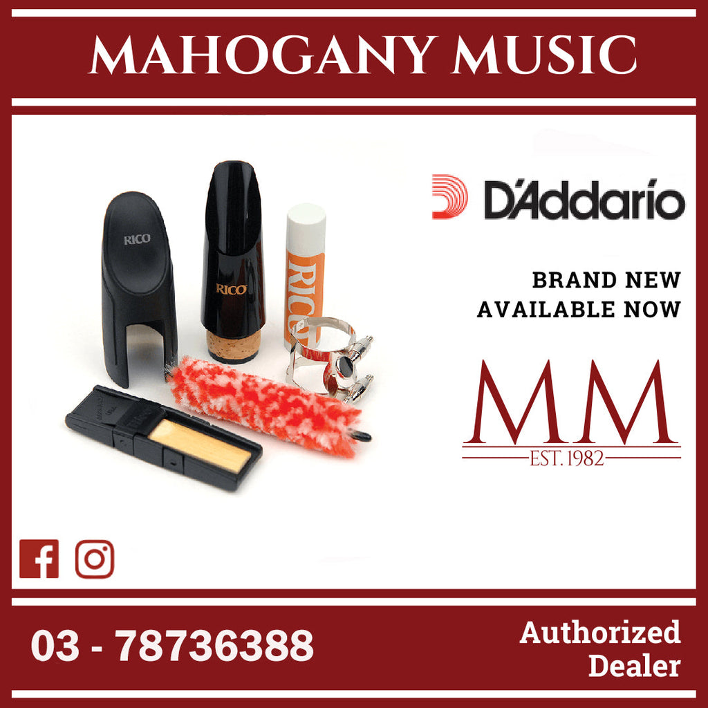 Rico by D’Addario RSMPAKBCL Smart Pack Clarinet – Mahogany Music