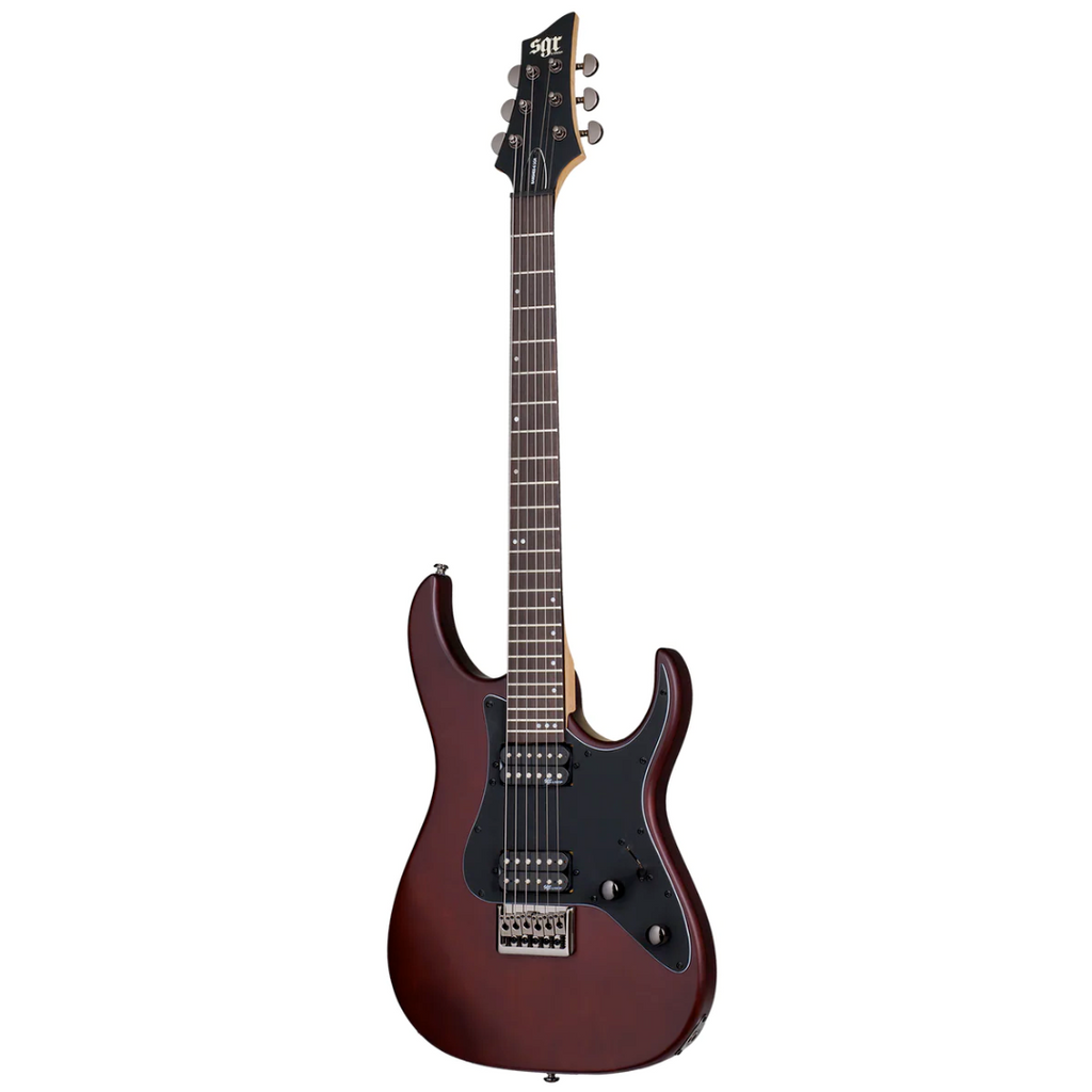 Schecter Banshee-6 SGR Electric Guitar - Walnut Satin – Mahogany Music