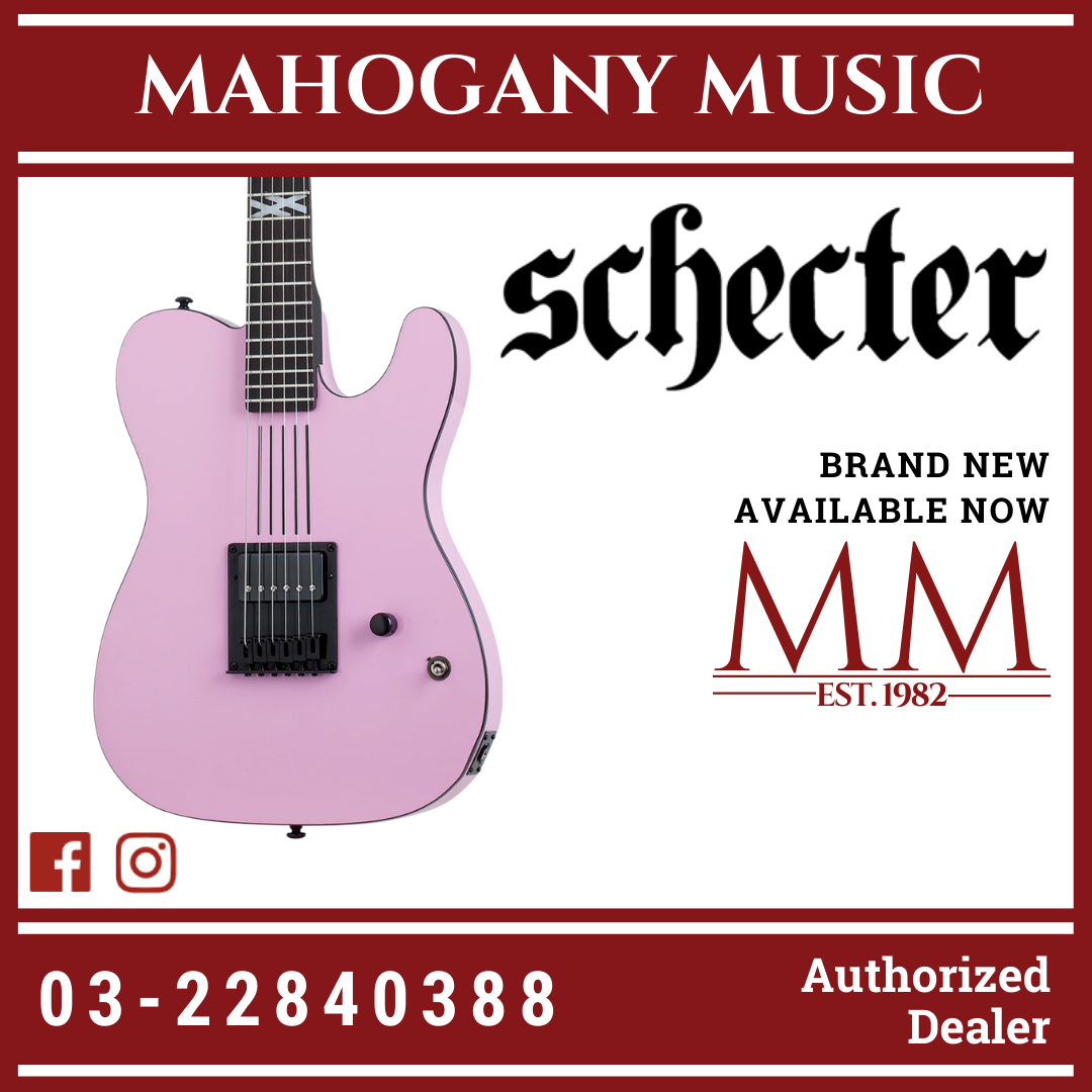 Schecter Machine Gun Kelly Signature PT Electric Guitar - Pink ...