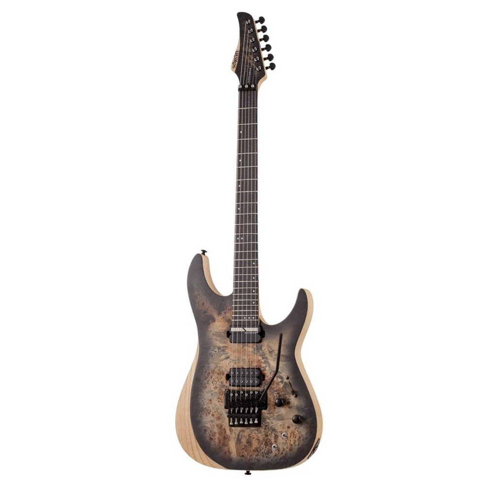 Schecter Reaper-6 FR - Satin Charcoal Burst [MII] – Mahogany Music
