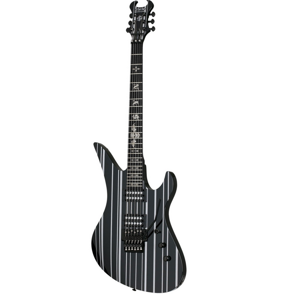 Schecter Synyster Gates Standard - Gloss Black w/Silver Pin Stripes [M ...