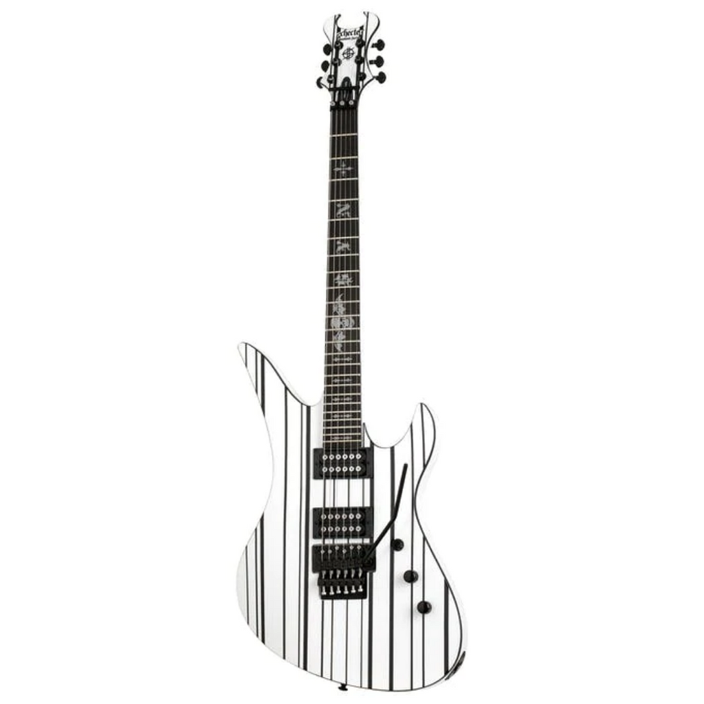Schecter Synyster Standard - Gloss White with Black Pinstripes [MII ...