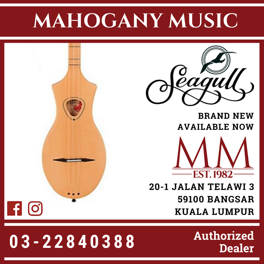 Seagull M4 Spruce Merlin 4 String Dulcimer 39227 – Mahogany Music