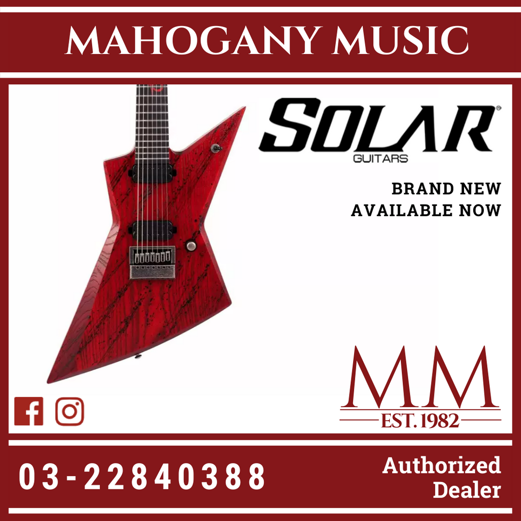 Solar E1.7Canibalismo 7 String Electric Guitar – Mahogany Music