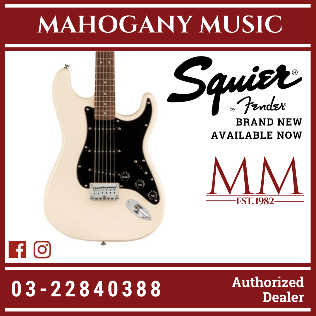 Squier FSR Bullet HT Stratocaster Electric Guitar, Laurel FB, Olympic ...