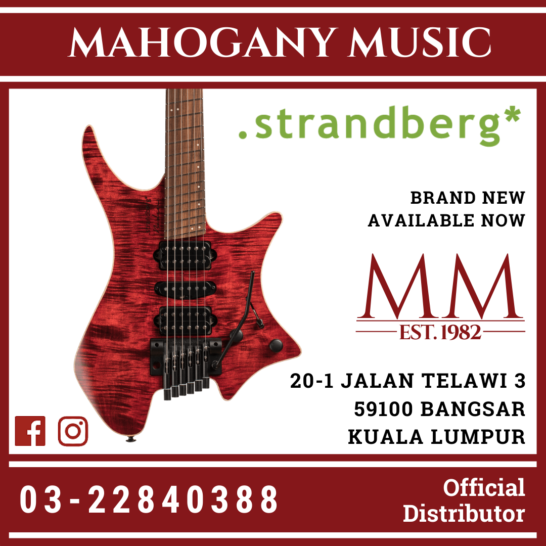 Strandberg Alex Machacek Edition Red Finish Electric Guitar – Mahogany ...