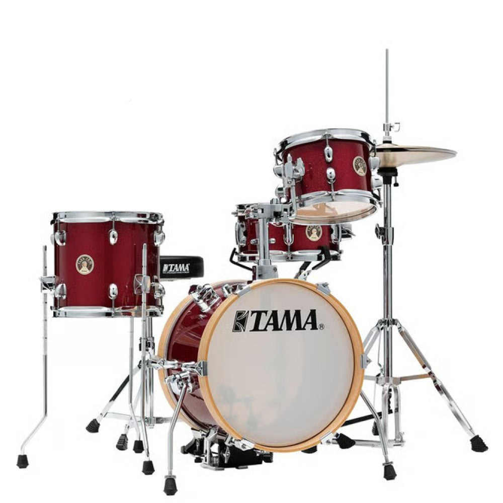 Tama LJK44H4-CPM Club-JAM Flyer 4-Pieces Basic Kit Drum Set, Cymbals N ...