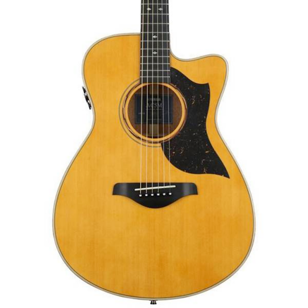 Yamaha AC5M ARE Concert Cutaway Acoustic-Electric Guitar with Hardcase ...