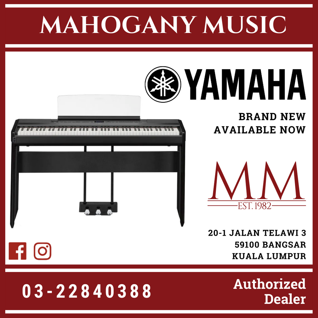 Yamaha P-515 88-Keys Digital Piano with Keyboard Bench - Black 11 in 1 ...