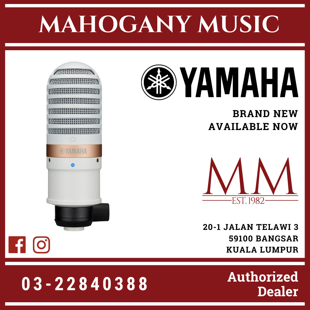 Yamaha YCM01 Condenser Microphone - White – Mahogany Music