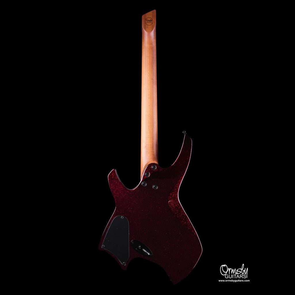 Ormsby Goliath GTR Red Sparkle 6 string guitar – Mahogany Music