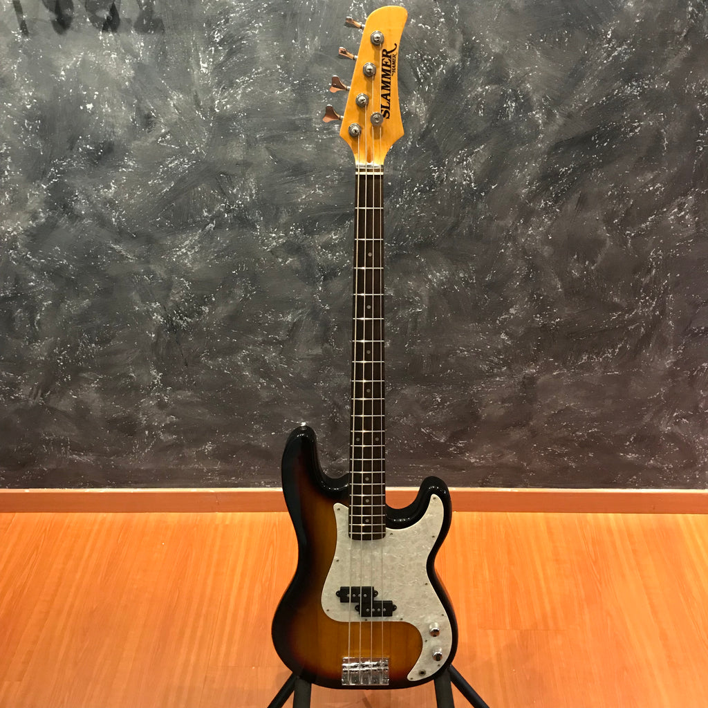 Slammer hamer CP4 Sunburst Bass Guitar – Mahogany Music