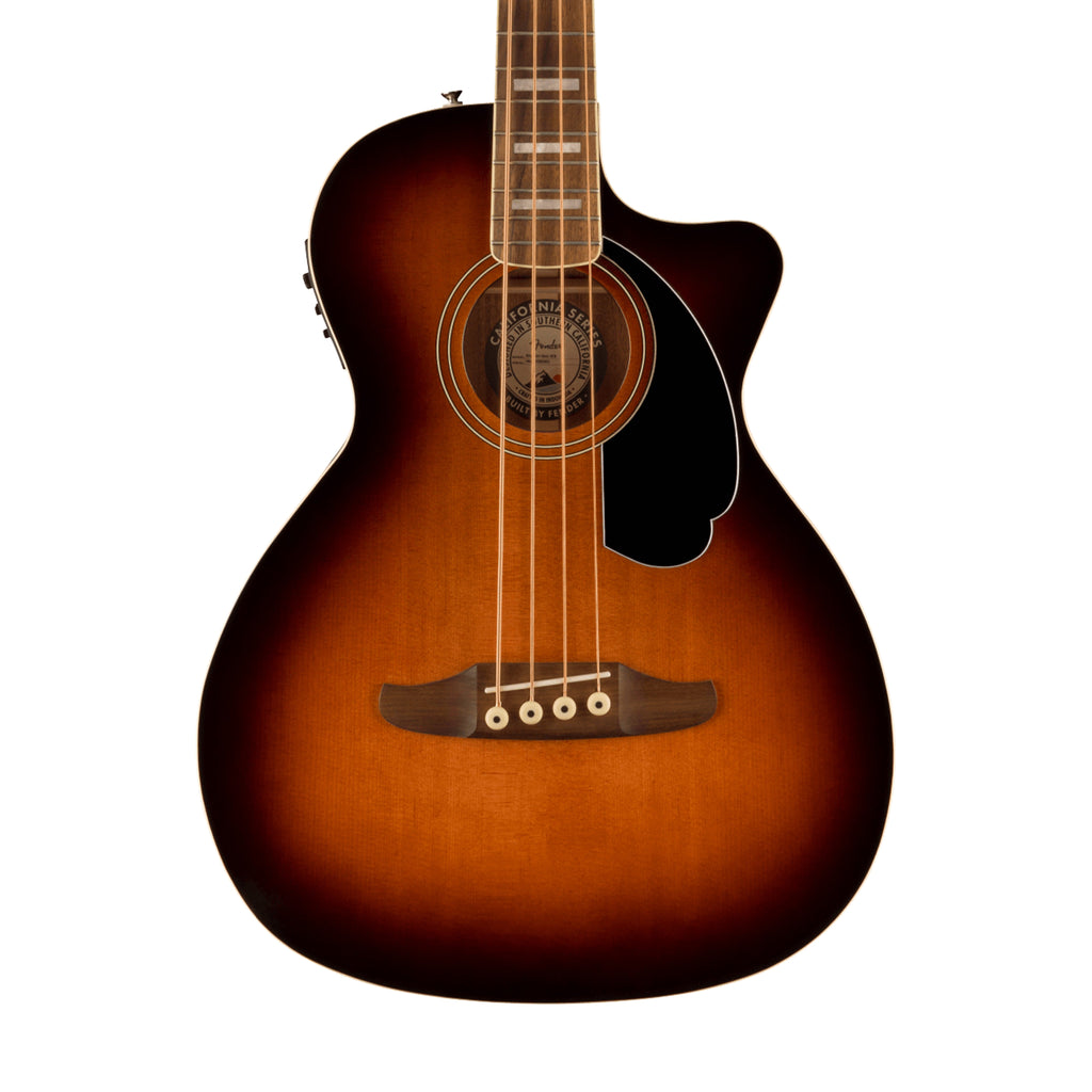[PREORDER] Fender Kingman Acoustic Bass Guitar w/Bag, Walnut FB, Shade ...