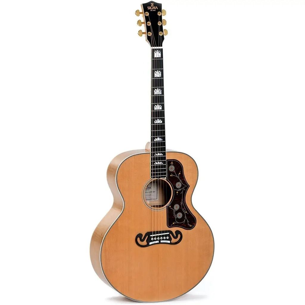 Sigma GJA-SG200-AN Jumbo Natural Acoustic Guitar – Mahogany Music