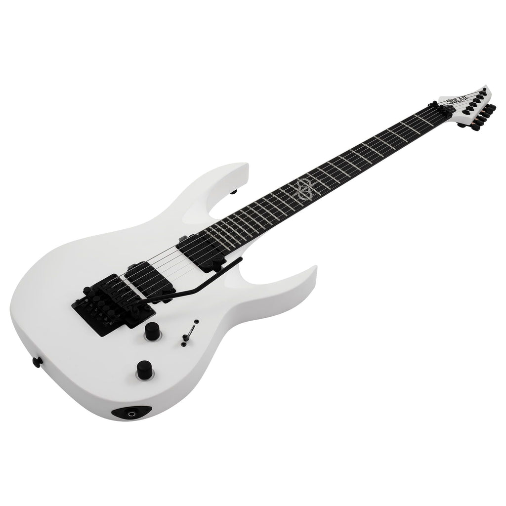 Solar A2.6FRW Floyd Rose White Matte Electric Guitar – Mahogany Music