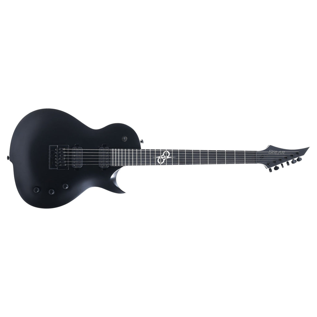 Solar GC1.6C Carbon Matte Black Electric Guitar – Mahogany Music