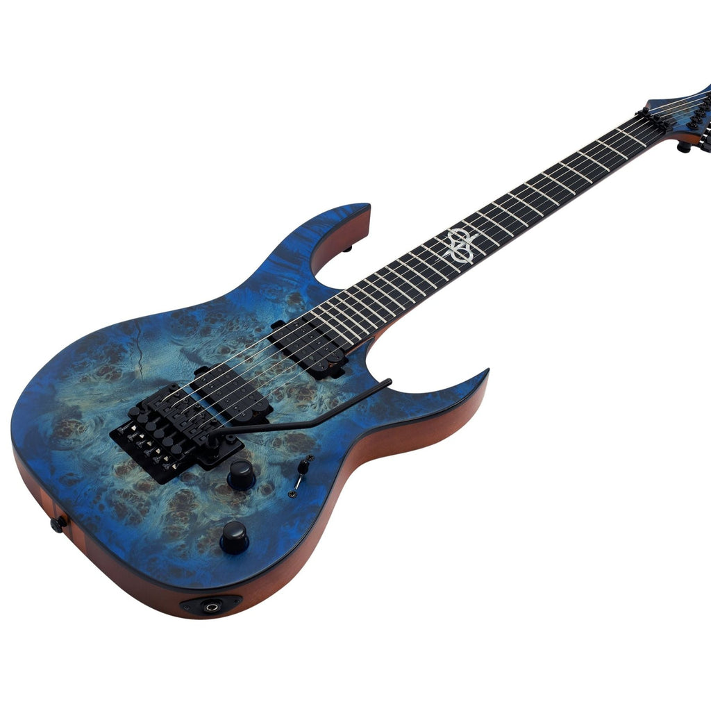 Solar S1.6FRBLB Floyd Rose Blue Burst Matte Electric Guitar – Mahogany ...